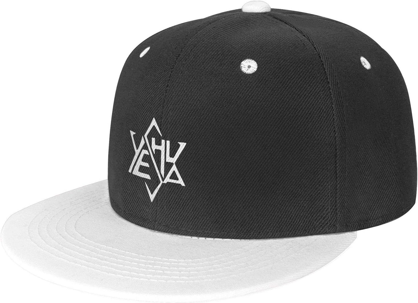 Yeshua Star of David Baseball Cap Flat Brim Snapback Trucker Hat Hip ...