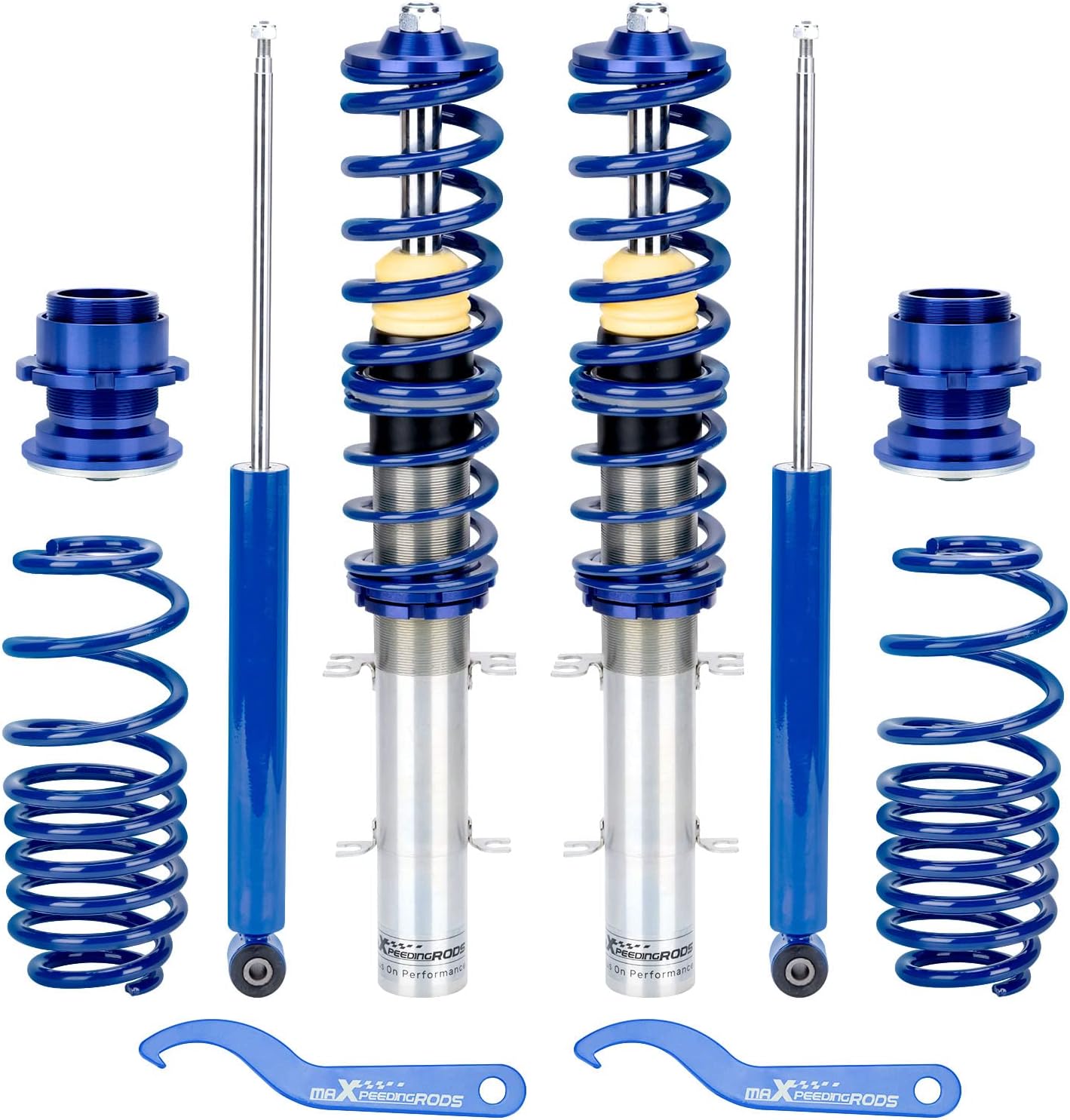 Amazon.com: maXpeedingrods Coilovers for VW Golf MK4 1997-2007, for VW ...