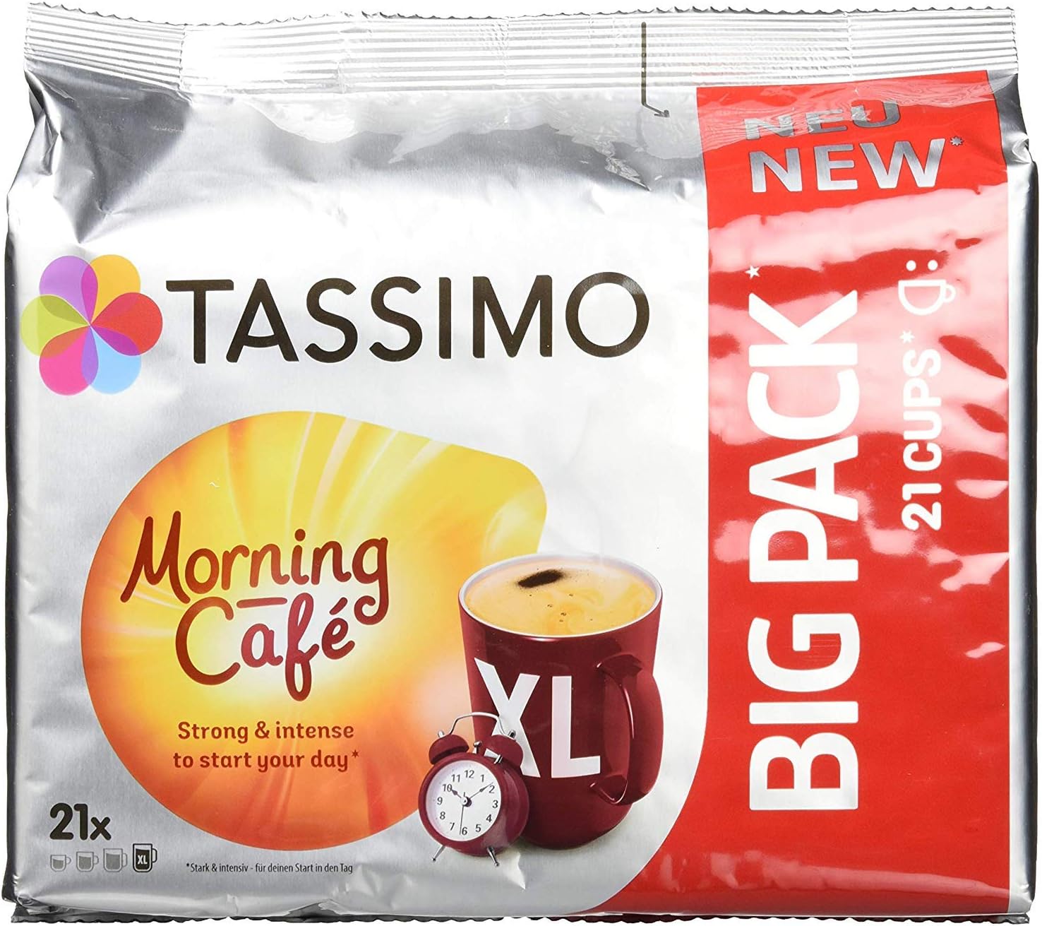 Tassimo Morning Cafe XL Big Pack (1 Pack, 21 Drinks) : Amazon.co.uk ...