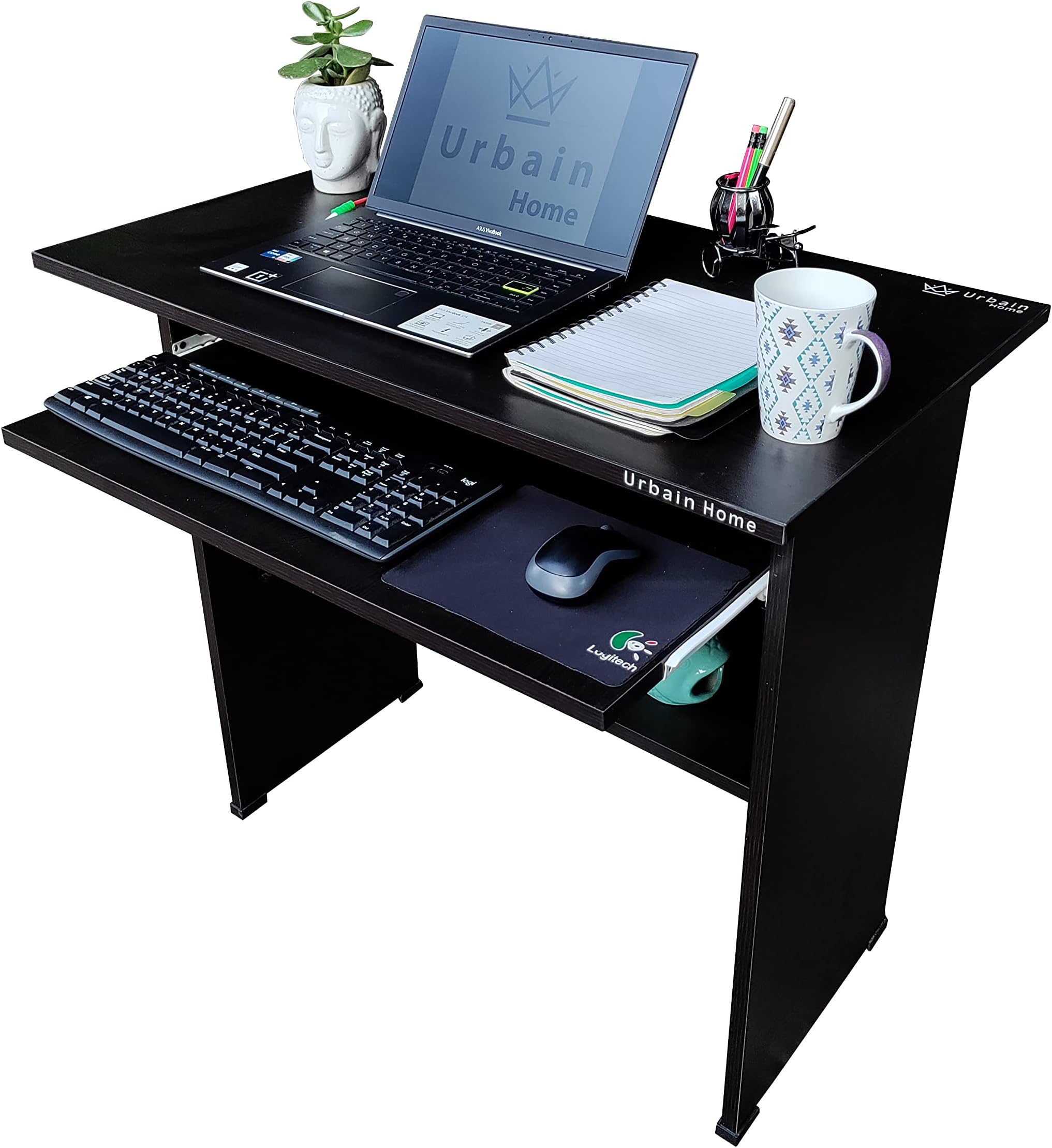 Urbain Home Engineered Wood Big Size Foldable Study Table | Work From ...