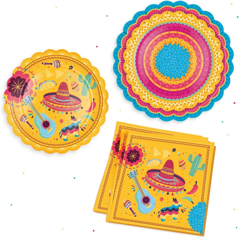Amazon.com: Beistle Fiesta Luncheon Plates : Home & Kitchen