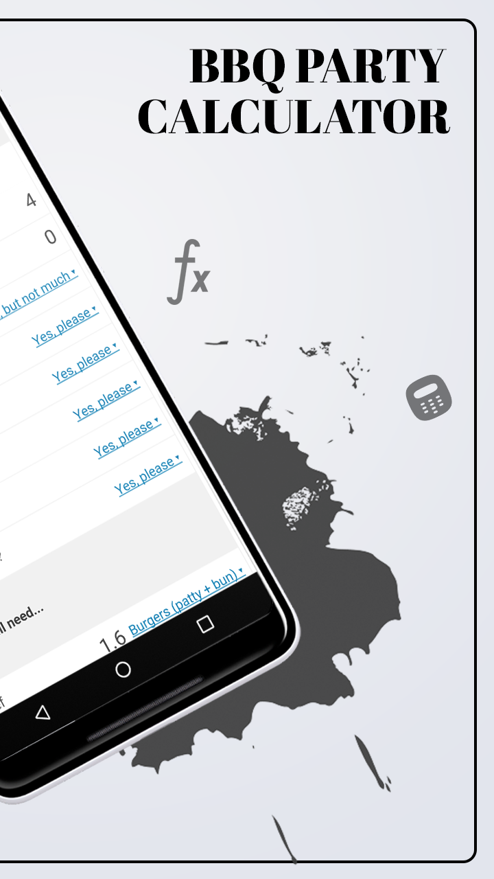 BBQ Party Calculator - App on Amazon Appstore