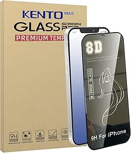 Amazon.com: KENTO MAX Top 9H+ Glass for iPhone Screen Protector [6.7 ...