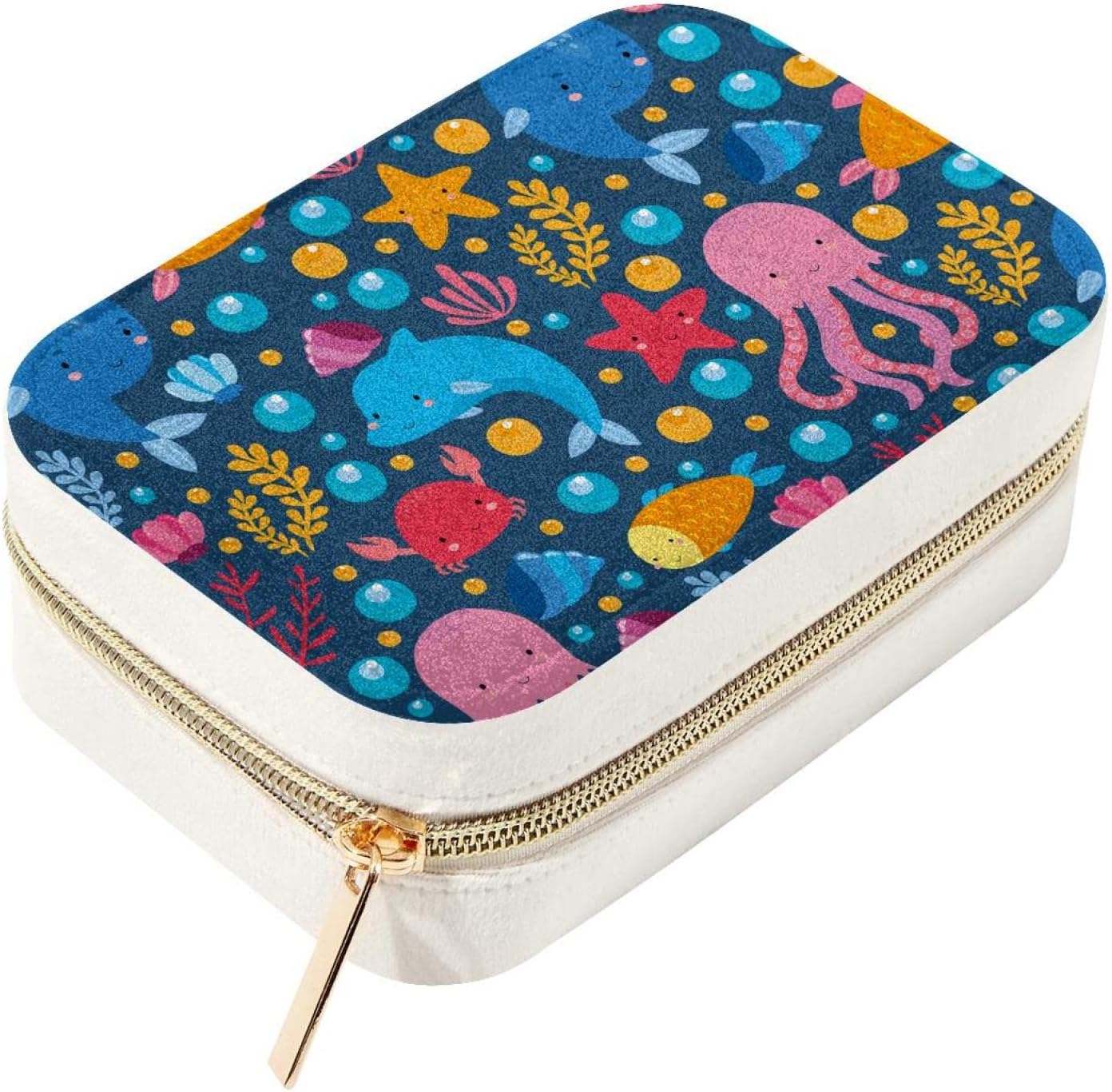 Amazon.com: Double Layer Portable Travel Mini Jewelry Case Display ...