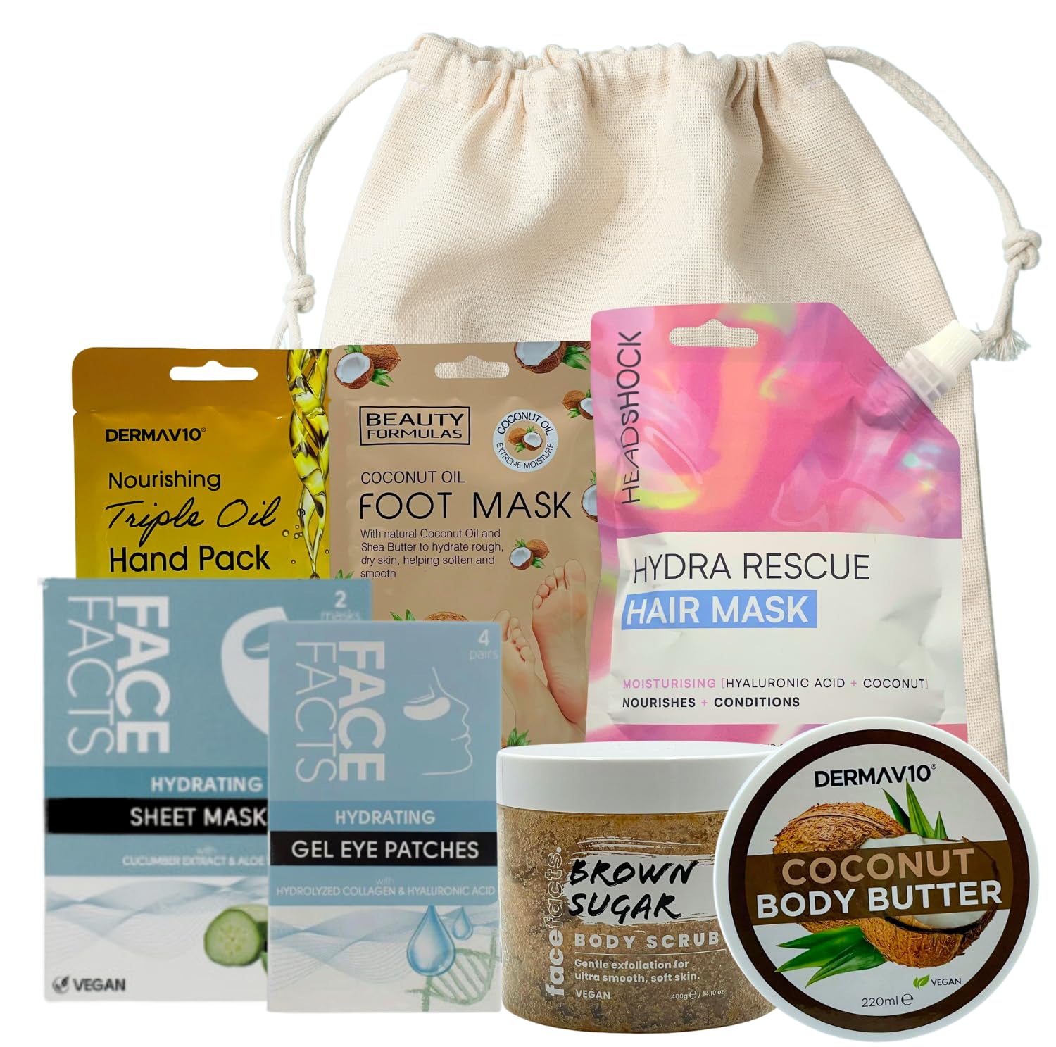 Ultimate Head-to-Toe Self-Care Spa Kit for Women Pamper Gift Set with ...