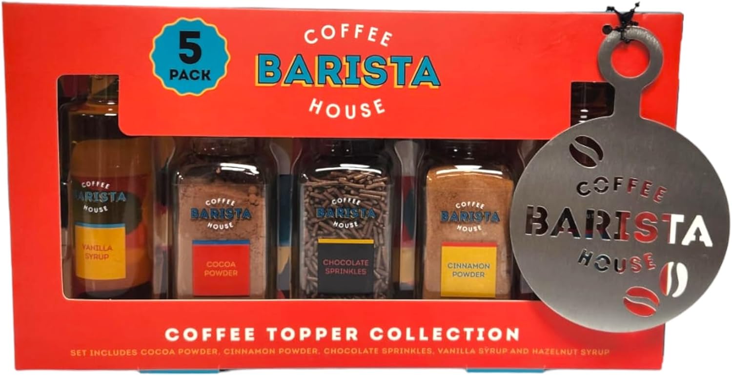 Coffee Topper Collection - Cocoa Powder, Cinnamon, Chocolate Sprinkles ...