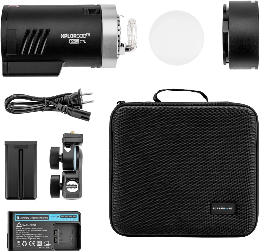 Flashpoint Lights Flashpoint XPLOR 300 Pro TTL R2 Portable Monolight ...