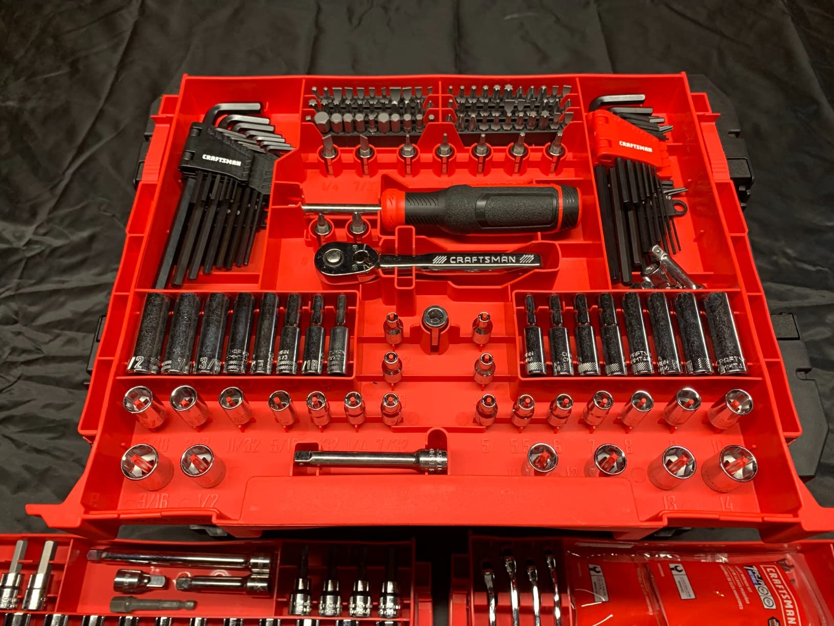 $25/mo - Finance Craftsman Mechanic Tool Set, 230 Piece with 3 Drawers ...