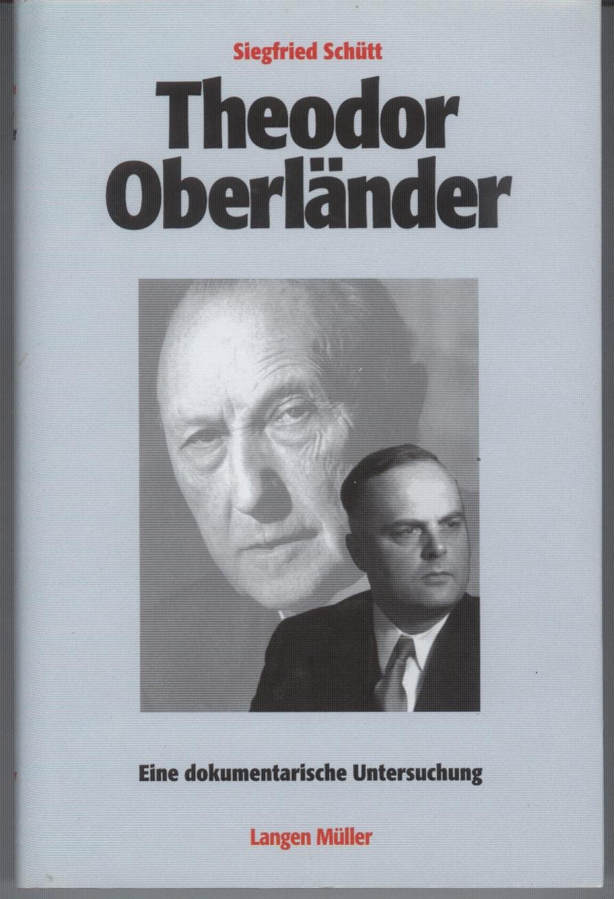 Amazon.co.jp: Theodor Oberlaender. Eine dokumentarische Untersuchung ...