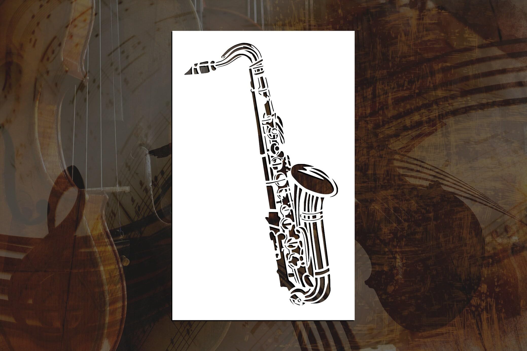 Tenor Saxophone Drawing