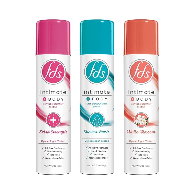Amazon.com: FDS Intimate Deodorant Feminine Spray for All Day Freshness ...