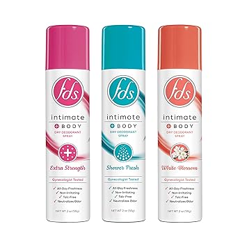 Amazon.com: FDS Intimate Deodorant Feminine Spray for All Day Freshness ...