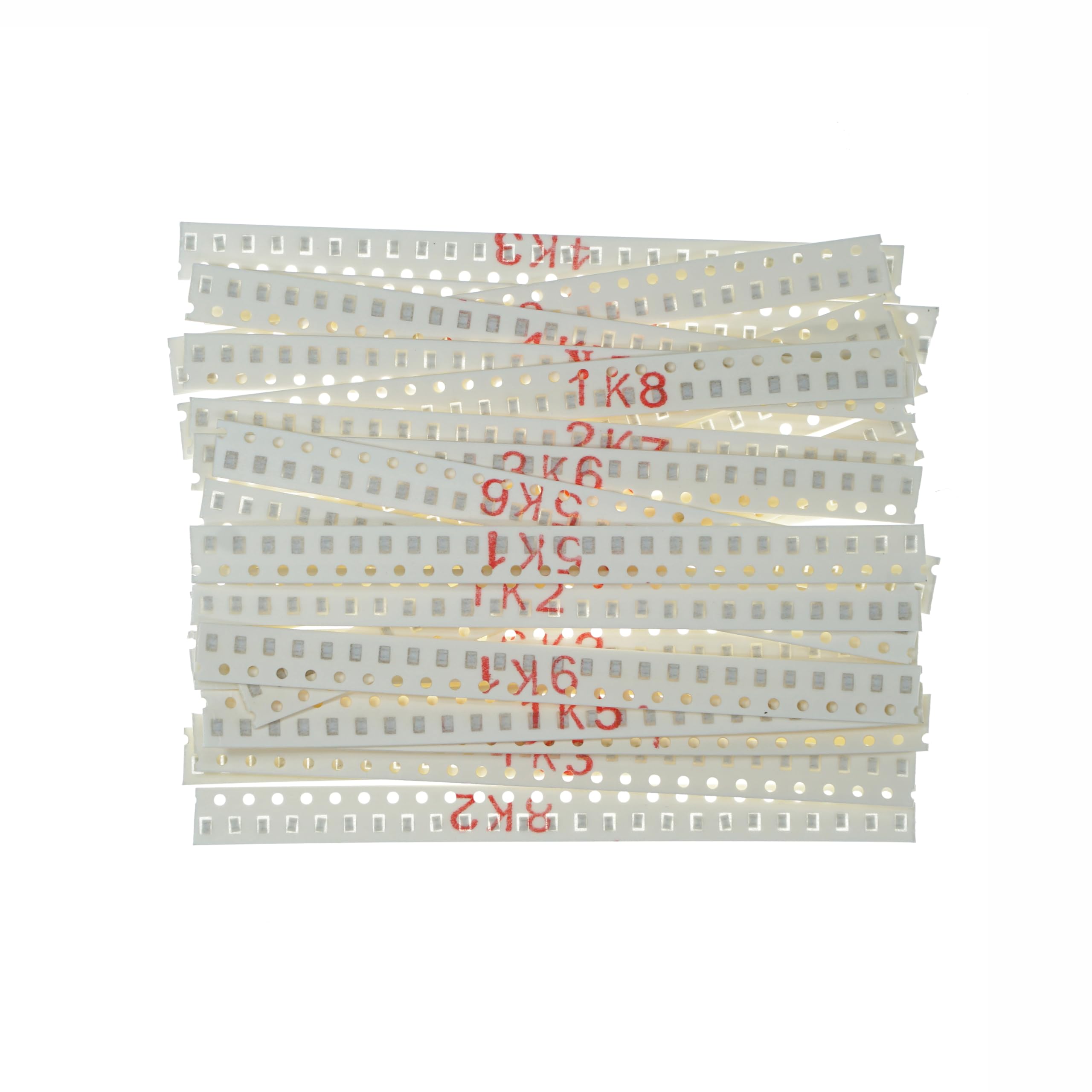 24 Types x 25 Pieces, Total 600 Pieces 0805 1% Chip Resistor Kit 1.0K 1 ...