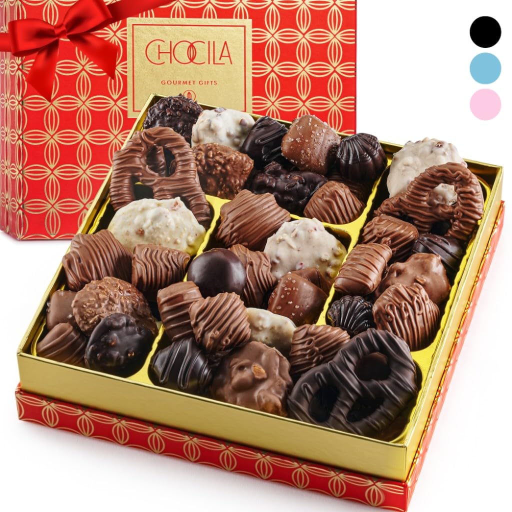 Amazon.com : Gourmet Chocolate Gift Box | Assorted Chocolates Variety ...