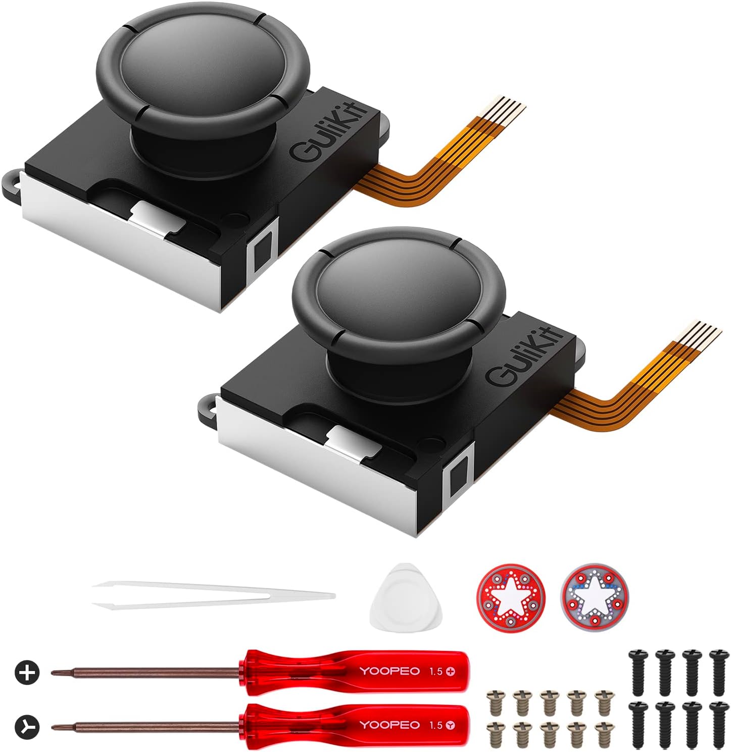 Amazon.com: AKNES Gulikit Switch Joystick Replacement - No Drifting ...