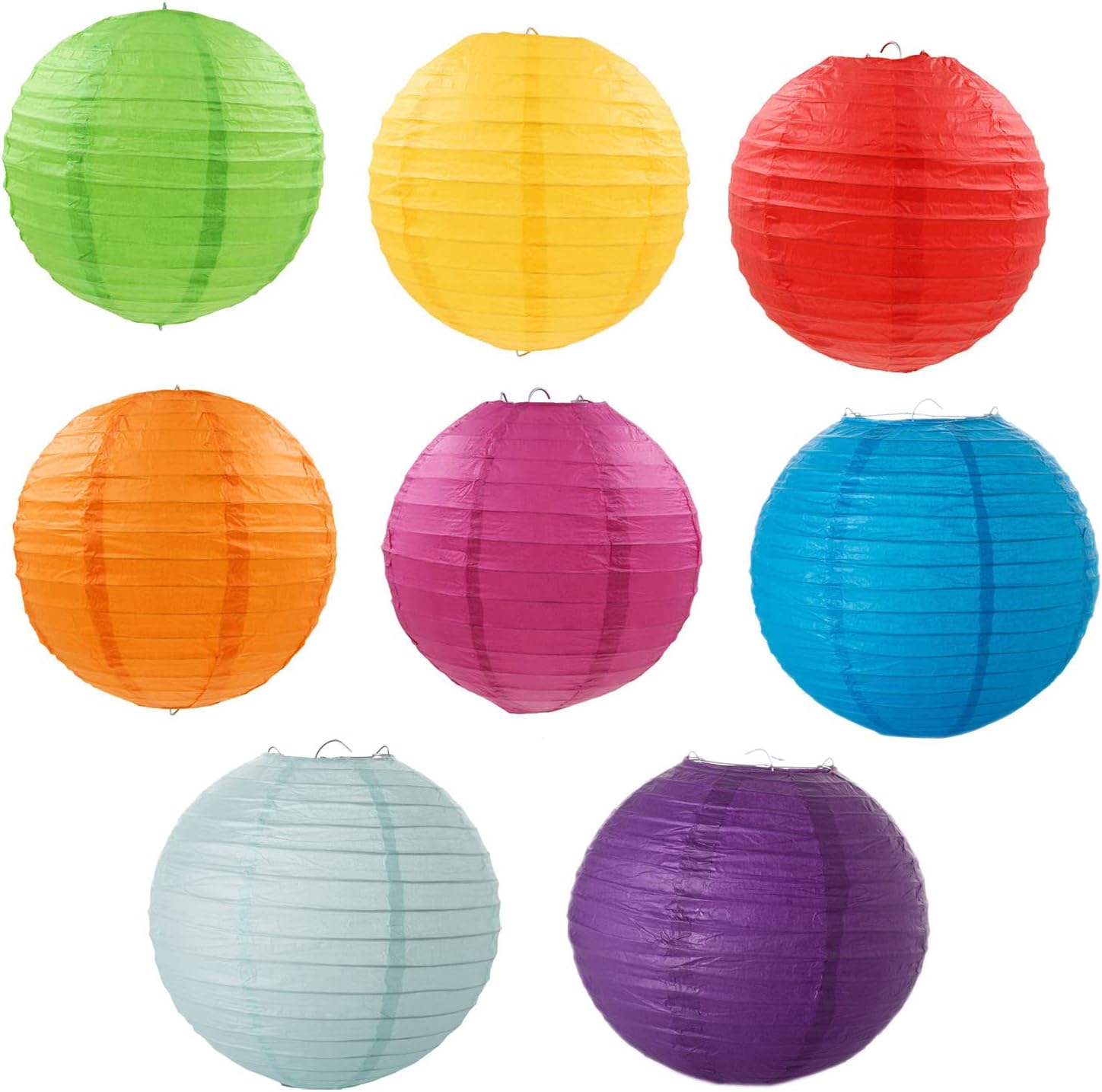 Amazon.com: 6/8/21/29 Pack Paper Lanterns - Eco-Friendly, Biodegradable ...