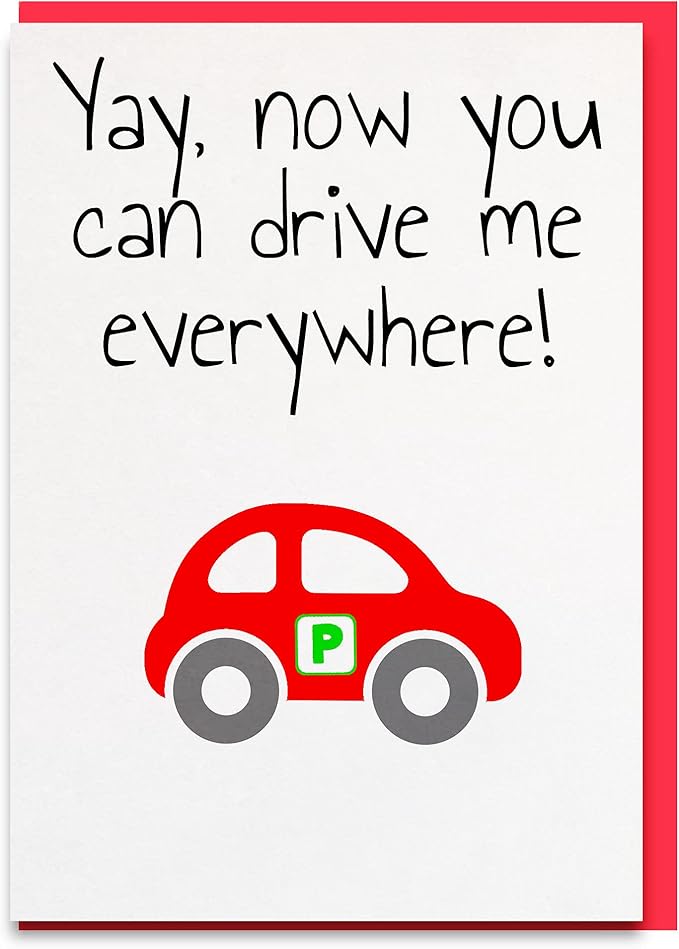 Funny Passed Driving Test Card : Amazon.co.uk: Stationery & Office Supplies