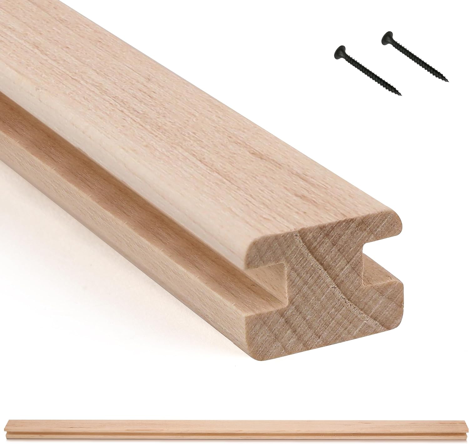 Vintage Slides Maple Wood Center Mount Drawer Slide 20-Inch Skinny ...