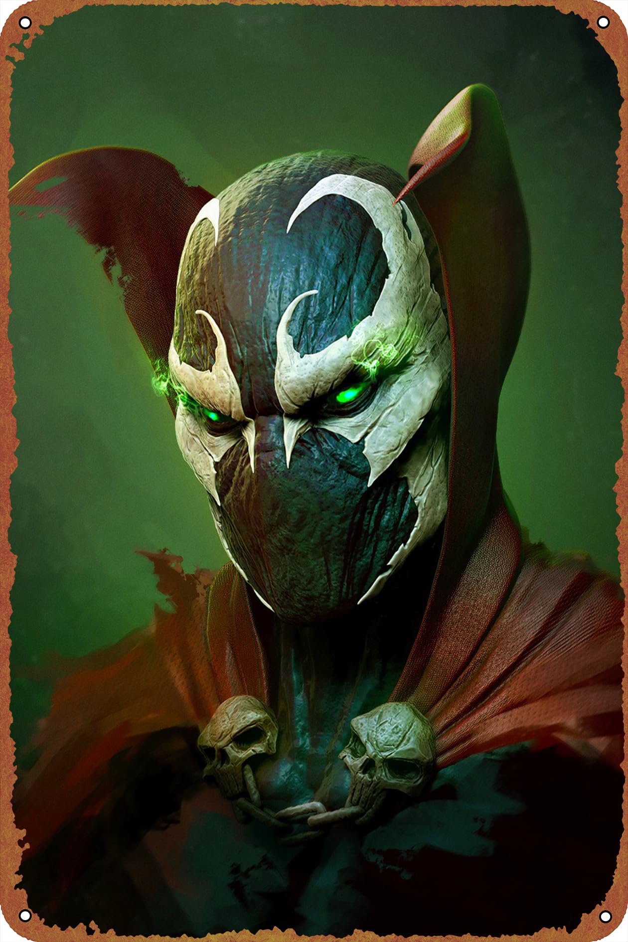 Amazon.com: A Hero Emerges - SPAWN Poster Funny Novelty Metal Tin Sign ...