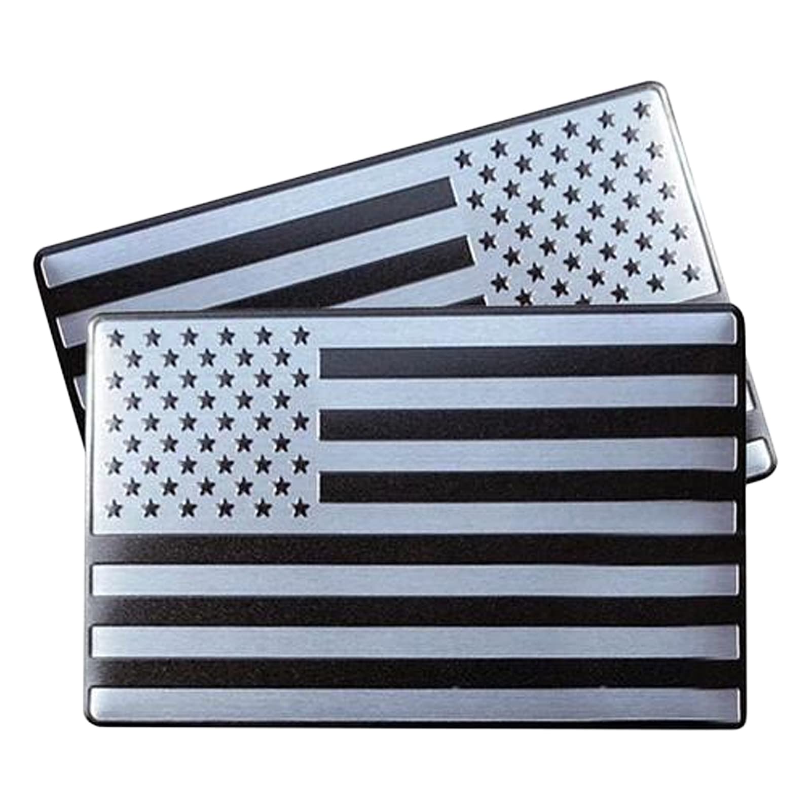 Amazon.com: kingsea 3D American Flag Car Sticker,2 Pack American Flag ...