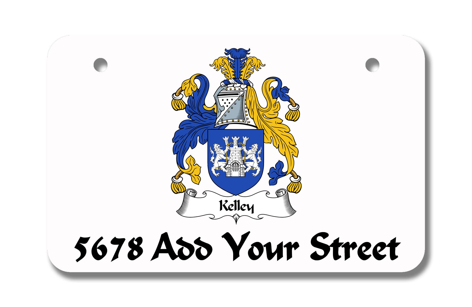 Kelley Family Crest Irish