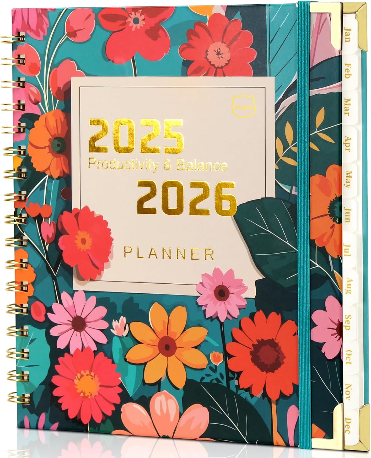 MIAOKE B5 Grande Agenda 2025-2026 Diaria Semanal y Mensual ...