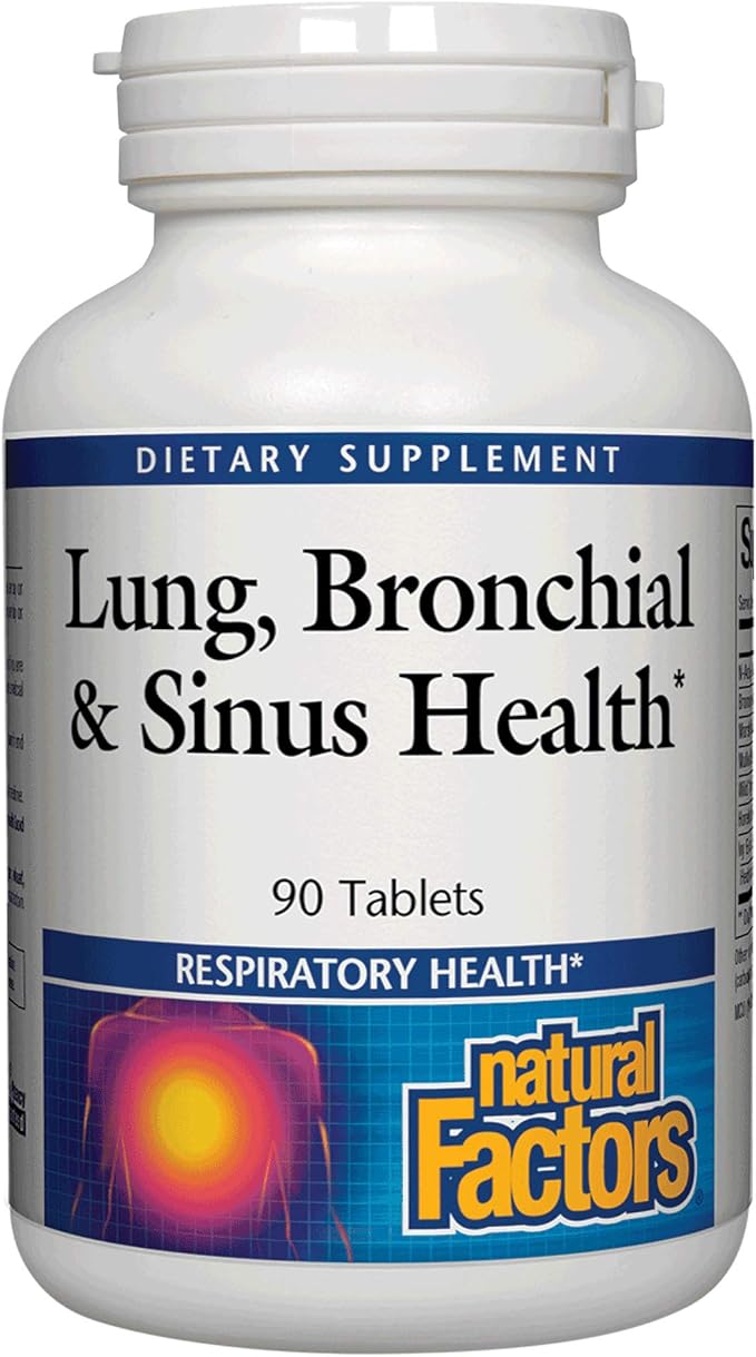 Amazon.com: Lung, Bronchial & Sinus Health by Natural Factors, Natural ...