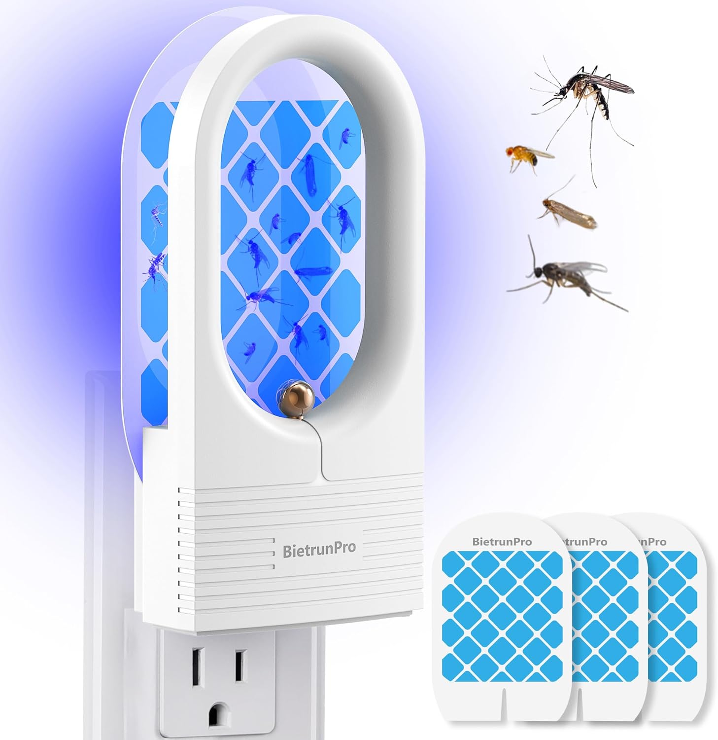 Amazon.com : Fly Trap Indoor, Gnat Trap, Plug-in Fruit Fly Traps for ...