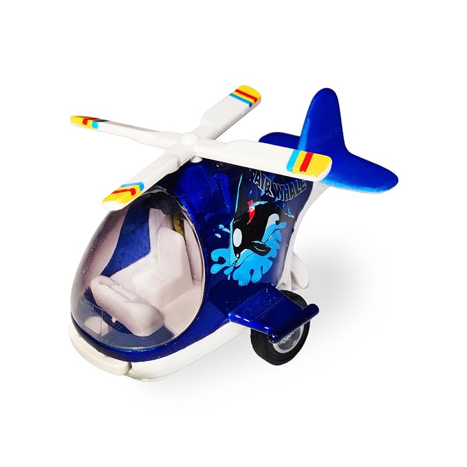 FunBlast Helicopter Toy for Kids – Die-cast Scale Mini Model Plane Toy ...