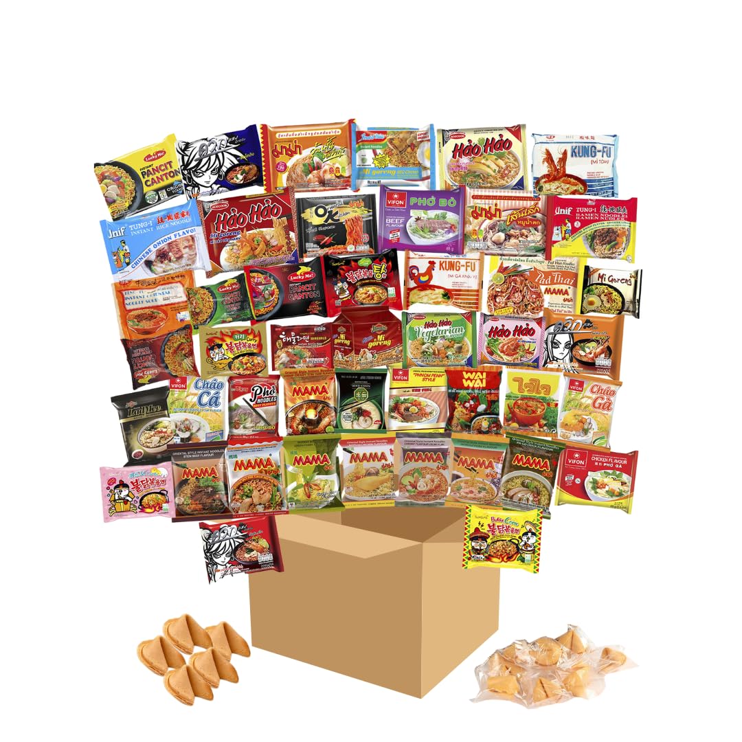 Oriental Instant Ramen Variety Pack Of 10 Noodles With Fortune ...