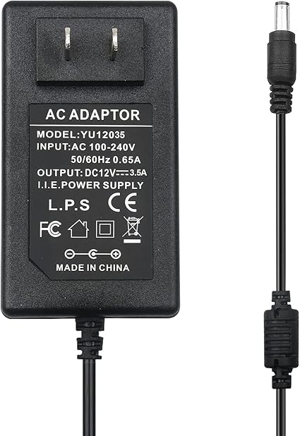 Amazon.com: 12V 3.5A Power Supply Adapter - LeTaoXing AC 100V-240V ...