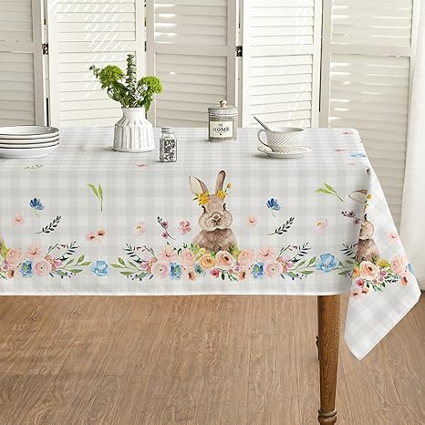 Amazon.com: Horaldaily Easter Tablecloth 60x120 Inch Rectangular ...