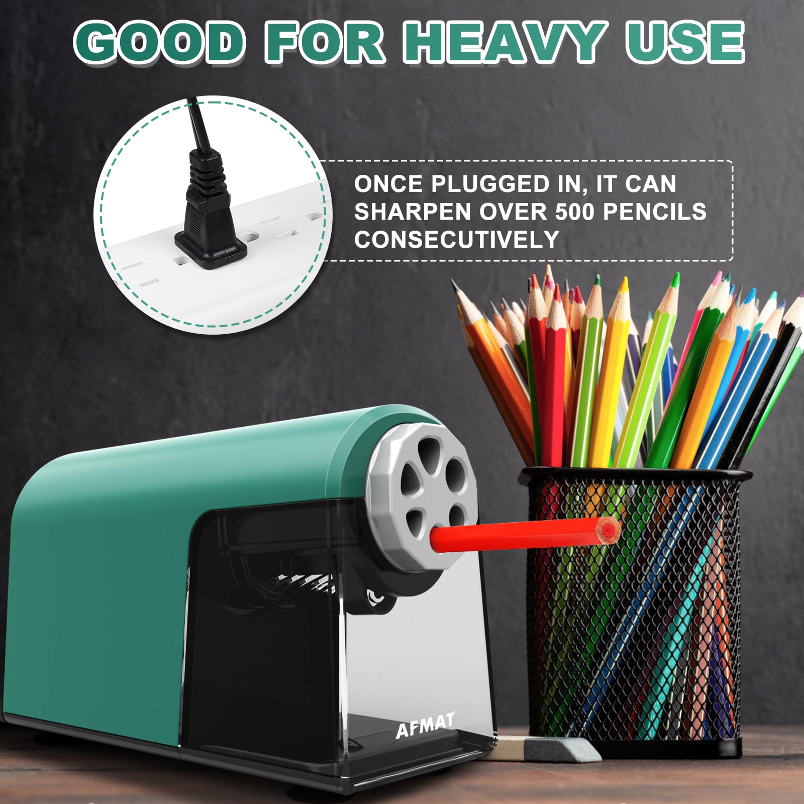 Snapklik.com : PSX2 Heavy Duty Electric Pencil Sharpener 6 Holes ...