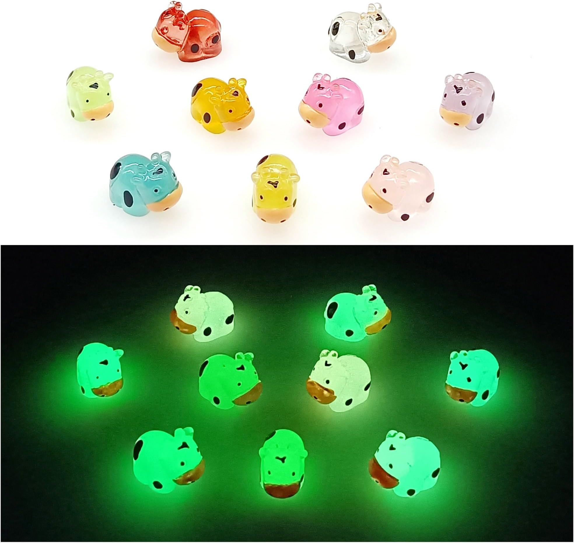 Amazon.com: 200 Pcs Mini Resin Turtles Glow in the Dark, Tiny Sea ...