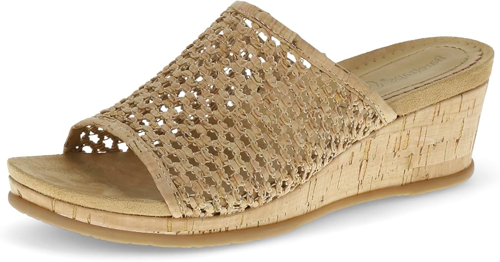 Amazon.com | BareTraps FLOSSEY Womens Sandals Natural Cork Size 9 M ...