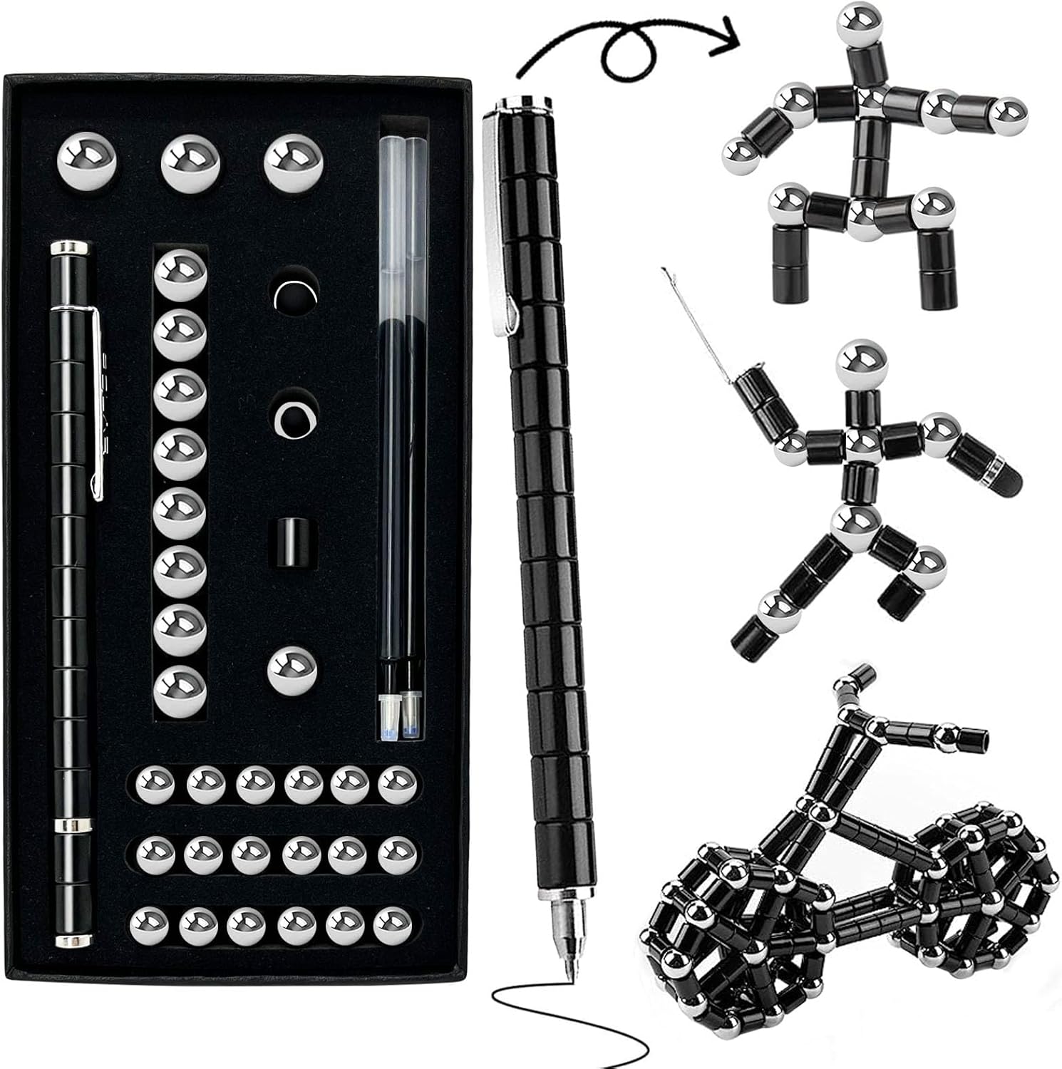 Amazon.com: Fidget Pen Toys For Ages 8-13 - Magnetic Pen Magnets For ...