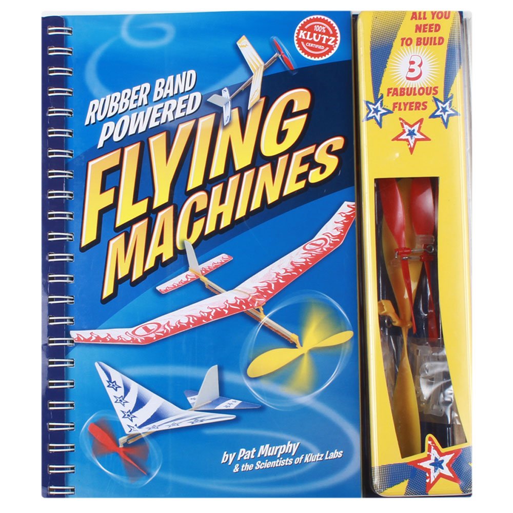 Snapklik.com : Rubber Band Powered Flying Machines Book