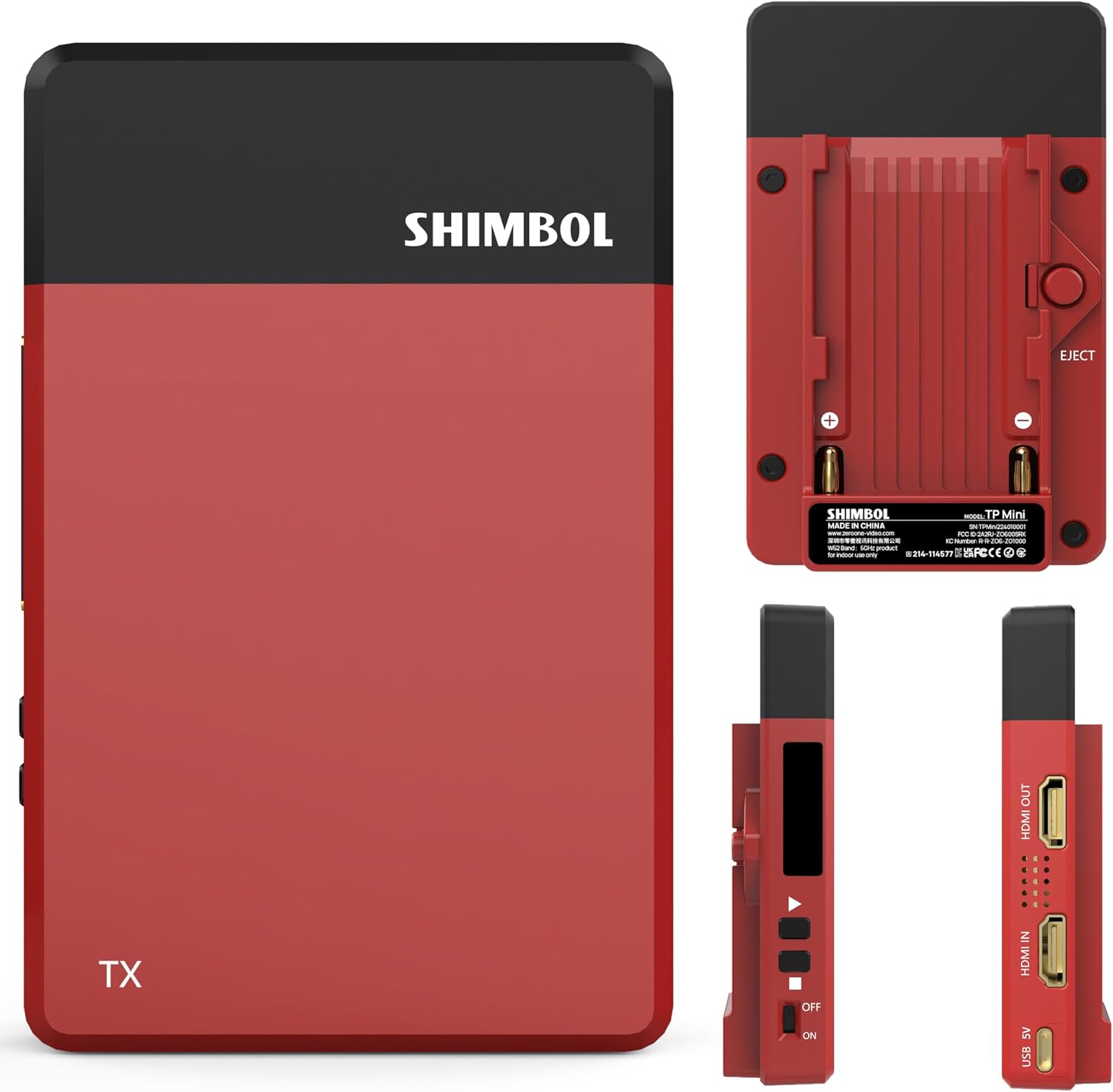 Shimbol TP Mini Wireless Video Transmission System HDMI Transmitter and ...