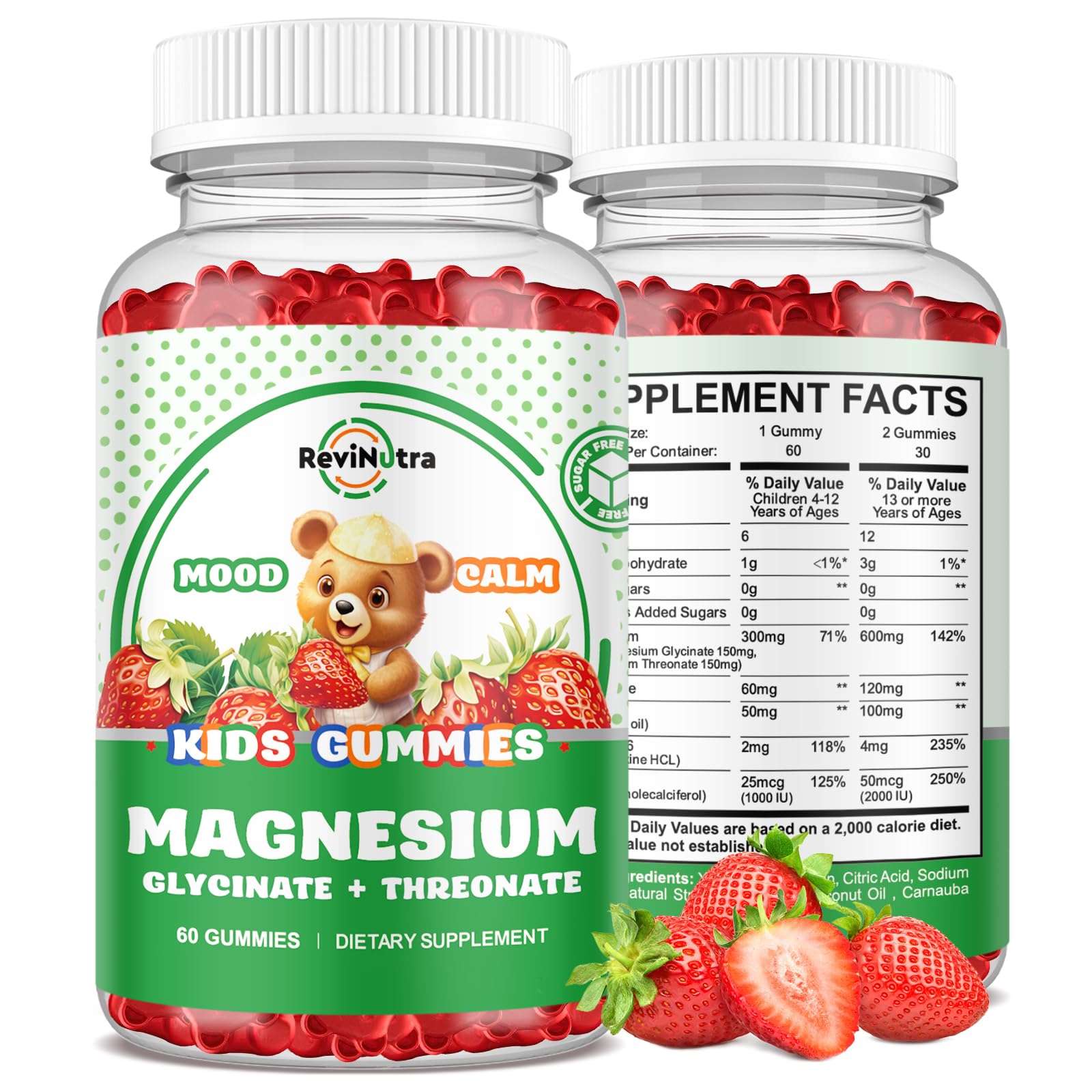 Amazon.com: Magnesium Complex Gummies- Calm Chewable Gummies for Kids ...