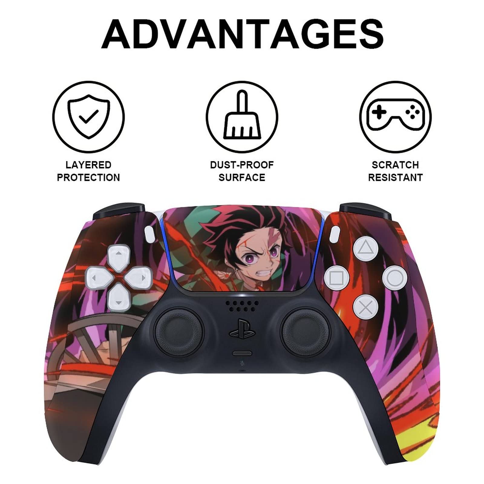 Snapklik.com : Stickers For PS5 Digital Version Anime Console And ...