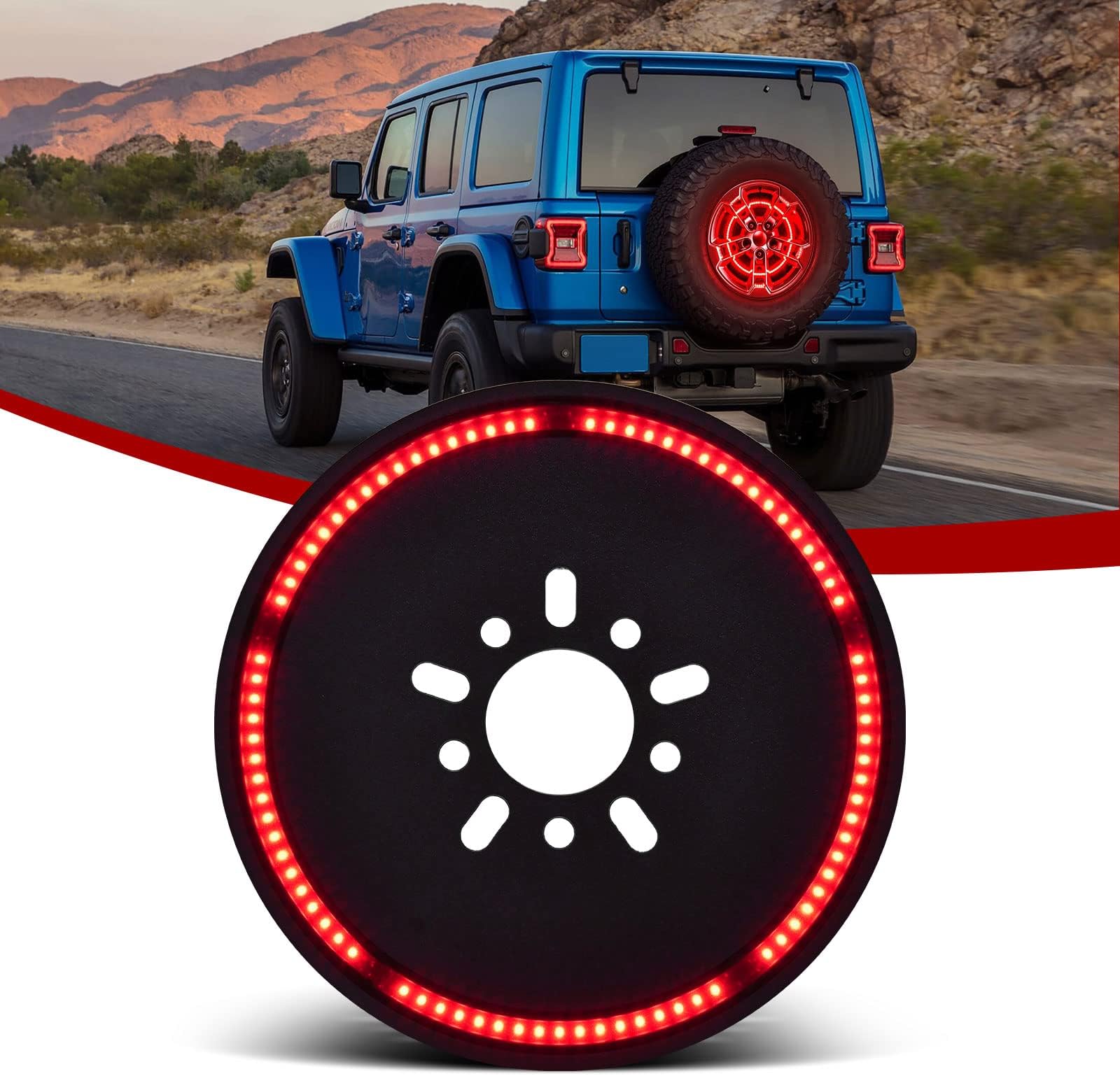 Amazon.com: YITAMOTOR Spare Tire Brake Light Wheel Light Third Brake ...