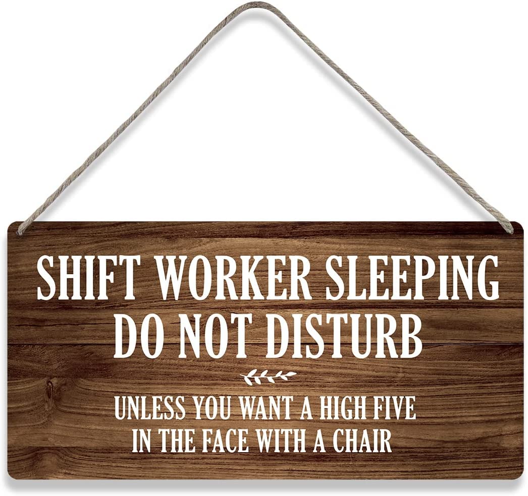 Tokpac Country Style Wall Decor Funny Do not Disturb Wooden Signs ...