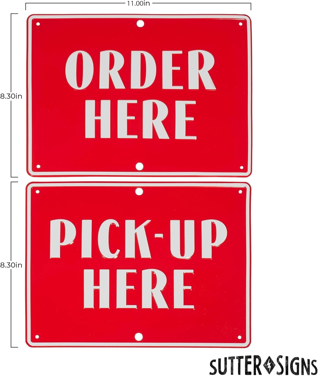 Order Here Pick Up Here – Juego de calcomanías de letrero Barra de café ...