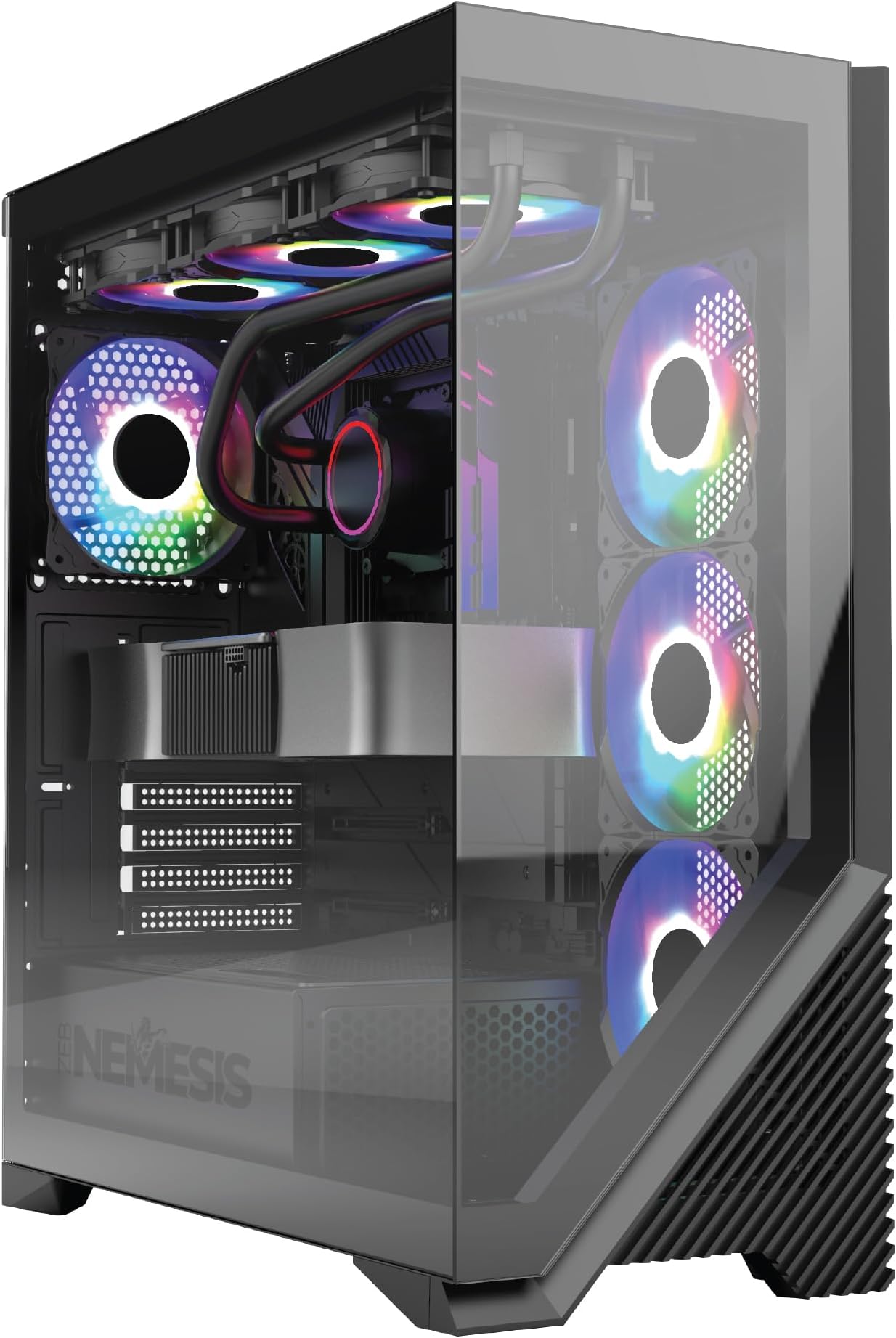 Amazon.in: Buy ZEBRONICS Nemesis Premium Gaming Cabinet/Case, Mid-Tower ...