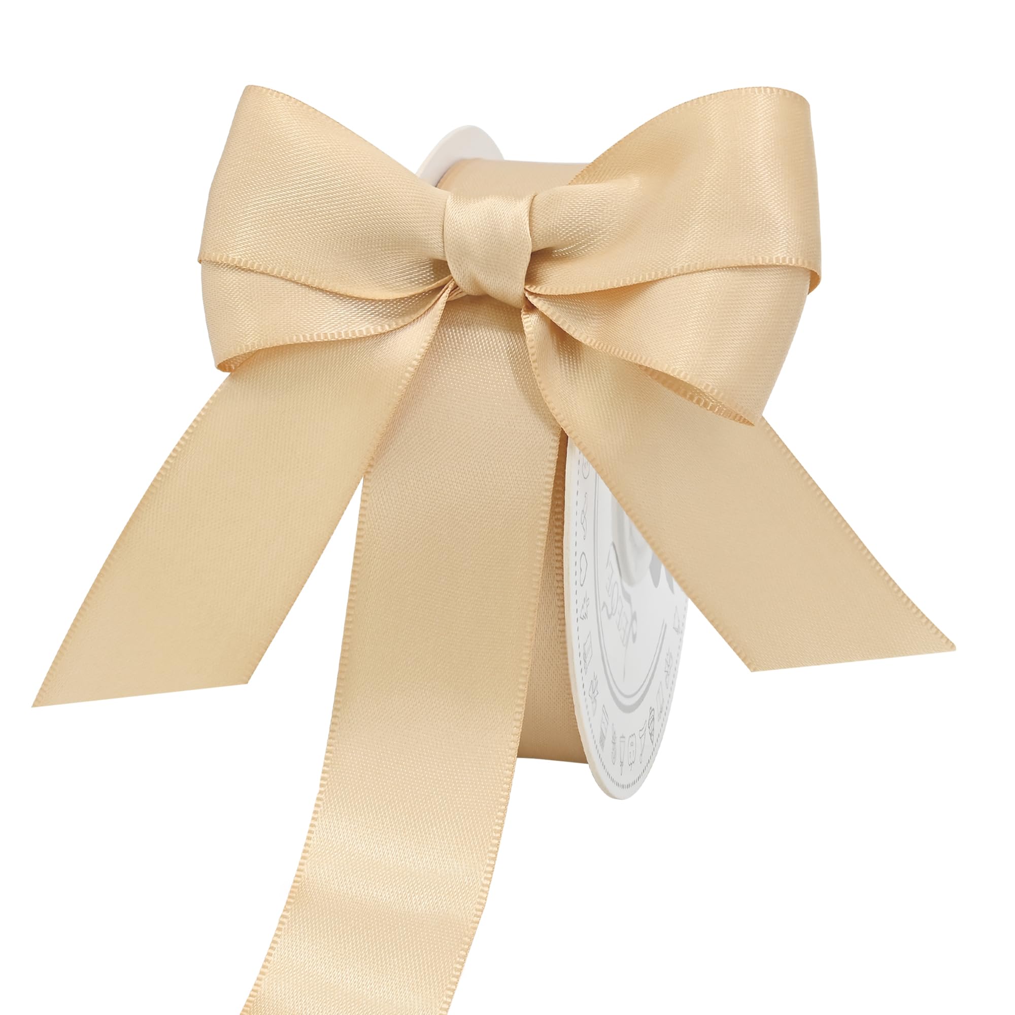 Amazon.com: LEEQE Double Face Gold Satin Ribbon 1-1/2 inch X50Yards ...