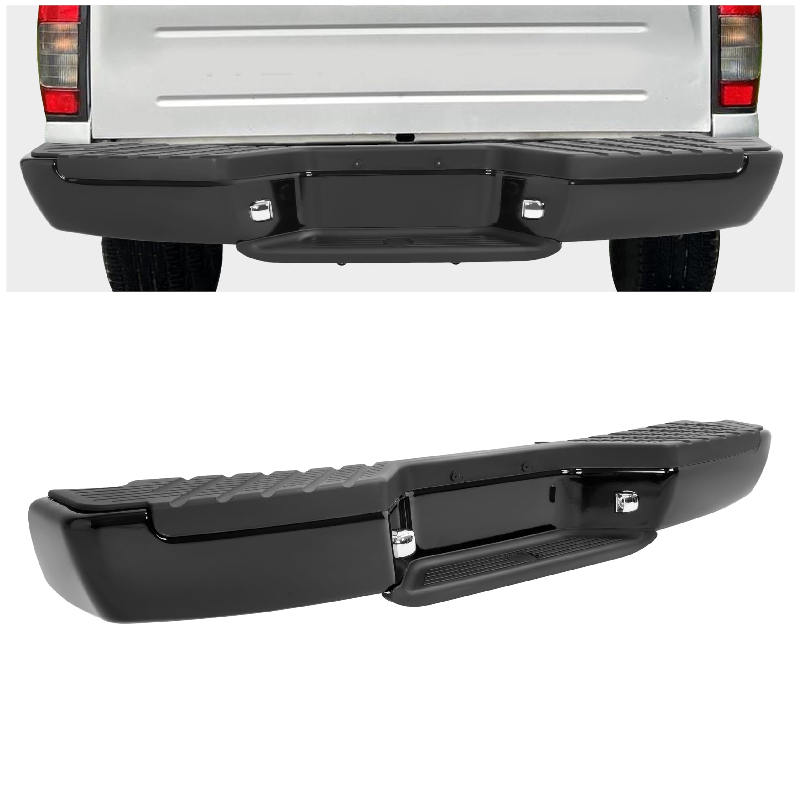 Amazon.com: HECASA Rear Bumper Assembly Compatible with 1998-2004 ...
