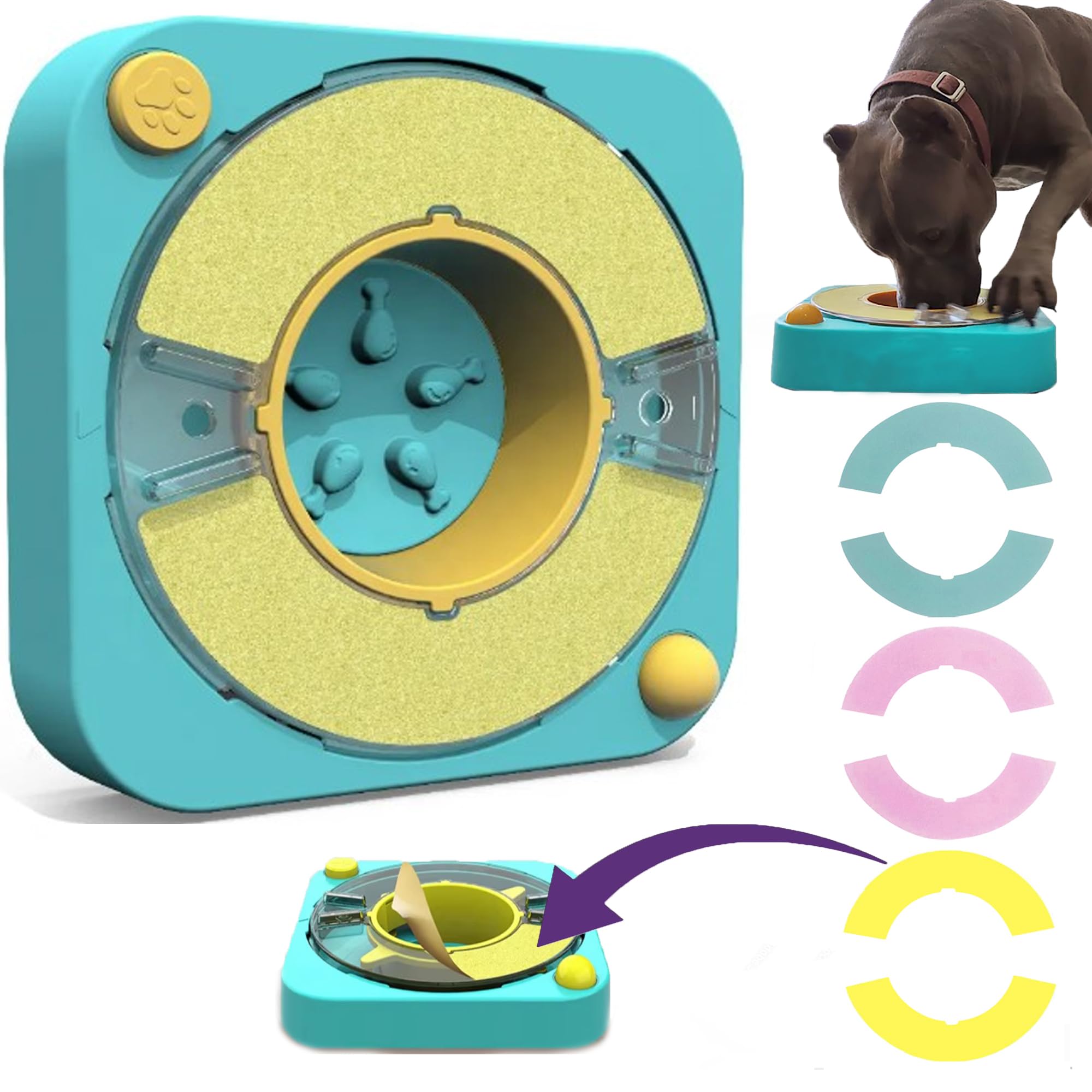 Pet Supplies : DJPAWS 3 in 1 - Dog Scratch Toy for Nails, Adjustable ...