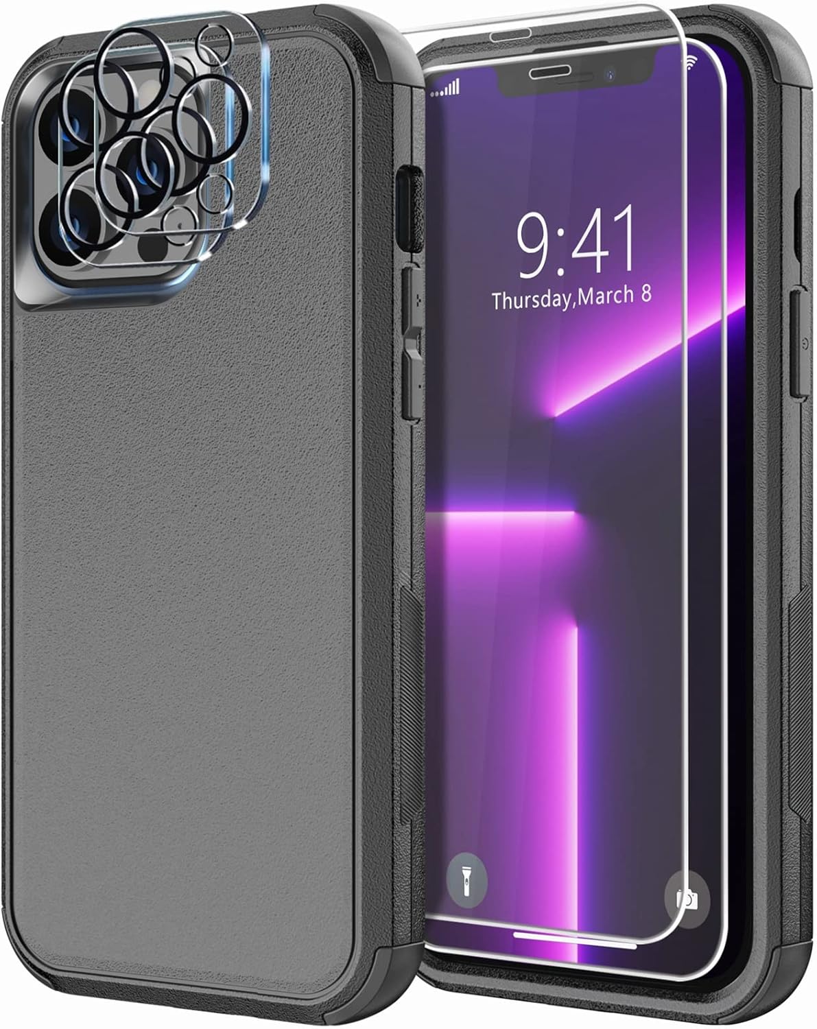 Amazon.com: Diverbox Designed for iPhone 13 Pro case with Screen ...