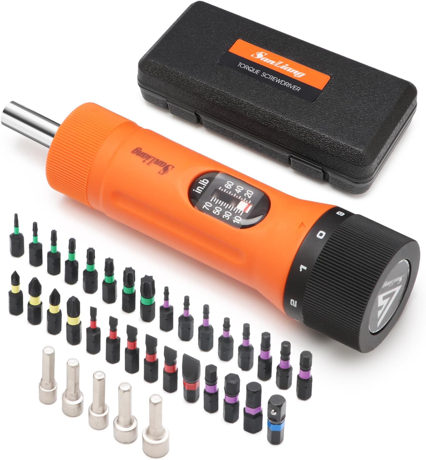 Amazon.com: Stark USA 21pcs Adjustable Torque Screwdriver 1/4" inch ...