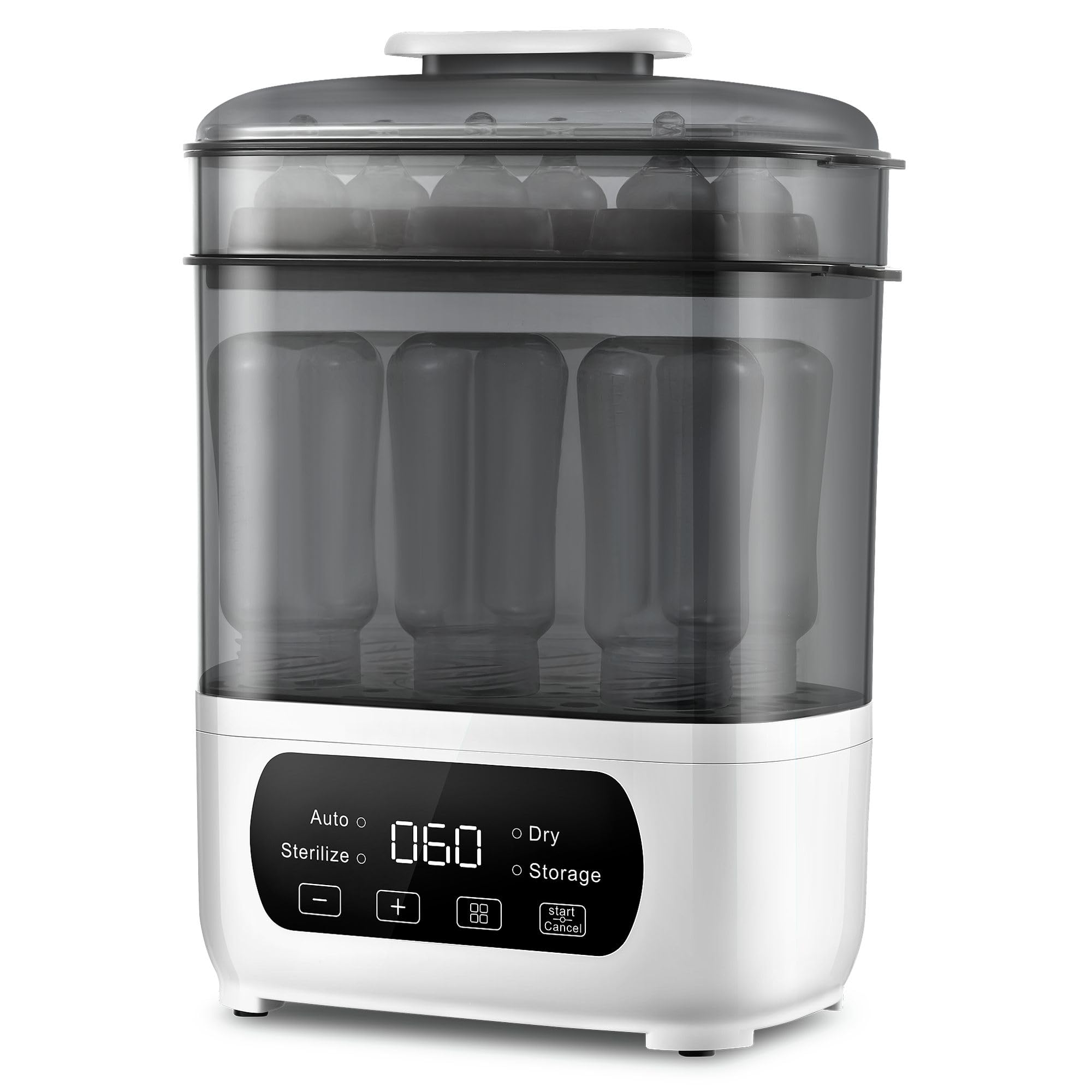 Amazon.com: AMZBABYCHEF Baby Bottle Steamer and Dryer, Electric Steam ...